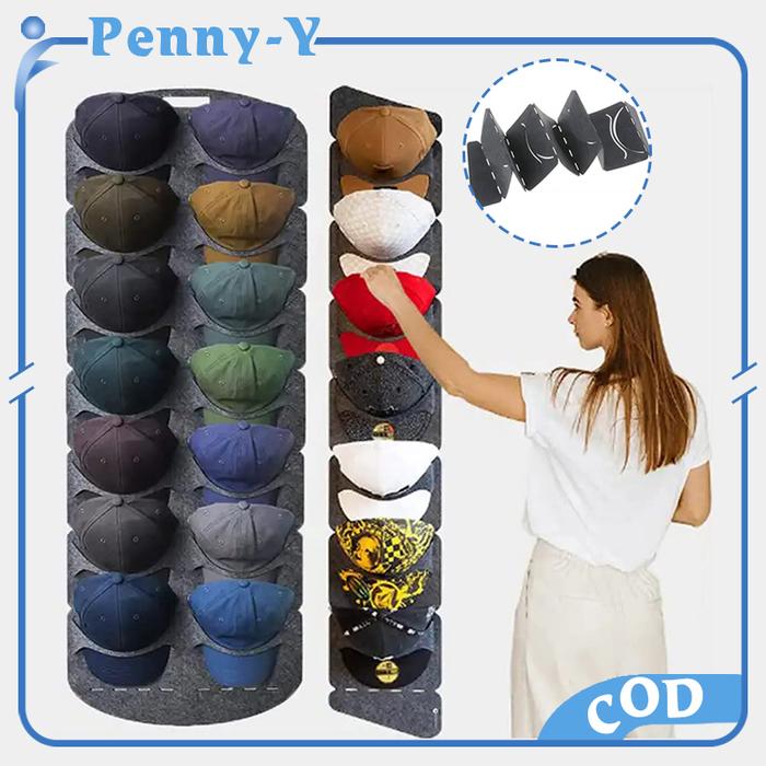 Jual Display Topi Hat Storage Rak Tempat Topi Organizer Topi Gantungan ...