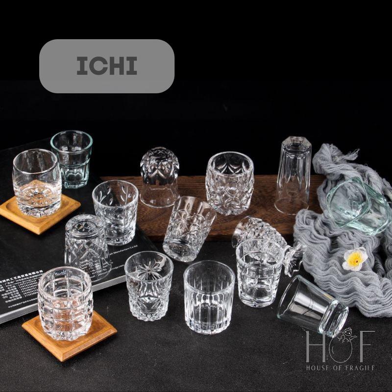 [HOF] ICHI Gelas Seloki Kaca Motif | One Shot Glass Bar Slok - Shop ...