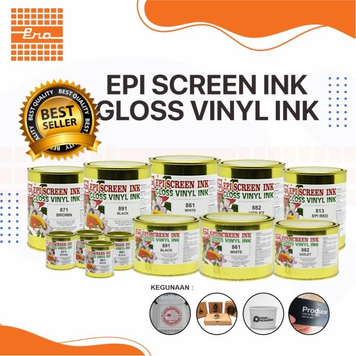 Jual TINTA SABLON MINYAK EPI SCREEN INK GLOSS VINYL (2) - FL ORANGE ...