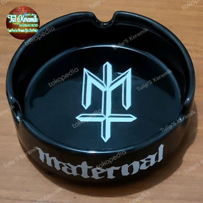 Asbak Keramik Matrnal Kualitas Logo Permanen Anti Api Anti Gores Tidak ...