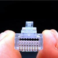 Jual Konektor RJ45 Cat6 Cat5 Anti Gagal Kabel Tembus Cat 5 6 Lan RJ 45 ...