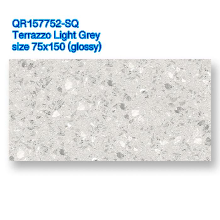 Jual RUSTIQUE Granit QR157752-SQ Terrazzo Light Grey Size 75x150 ...