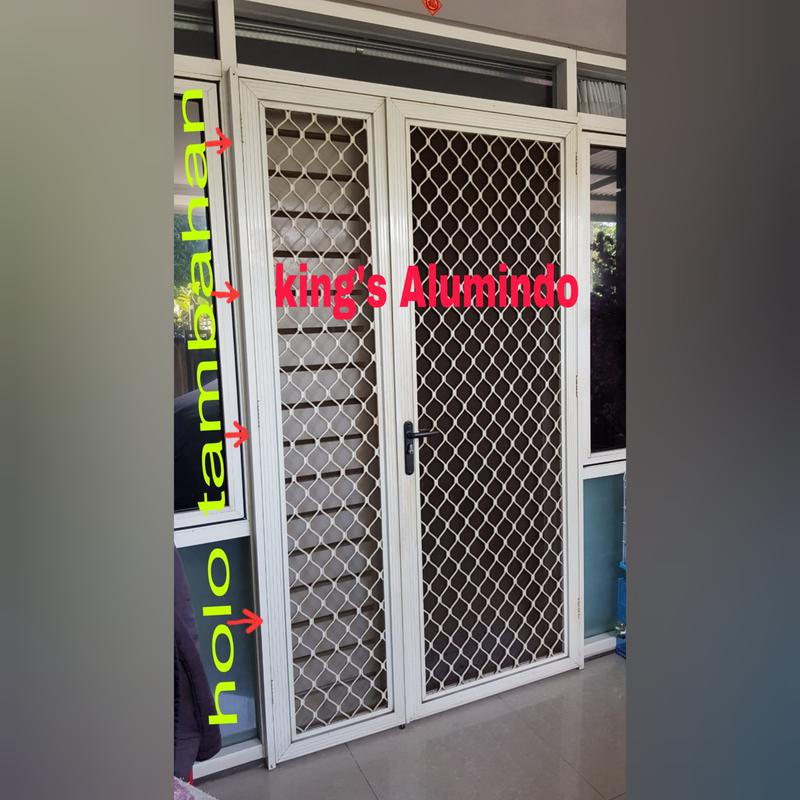 pintu expanda aluminium kawat nyamuk / pintu expanda / pintu - Shop ...
