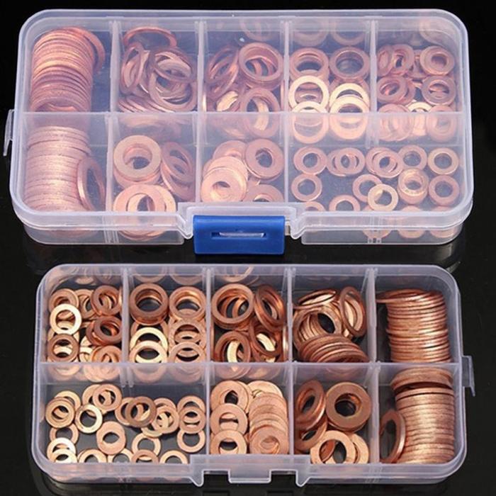 Jual Ring Plat Tembaga Set / Ring Plat Besi Set Baut Gasket Bolt & Nut ...