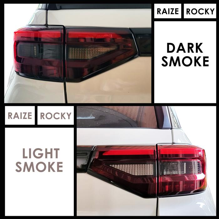 Jual Sticker Smoke Lampu Sein Belakang / Stiker Tail Light RAIZE ROCKY ...