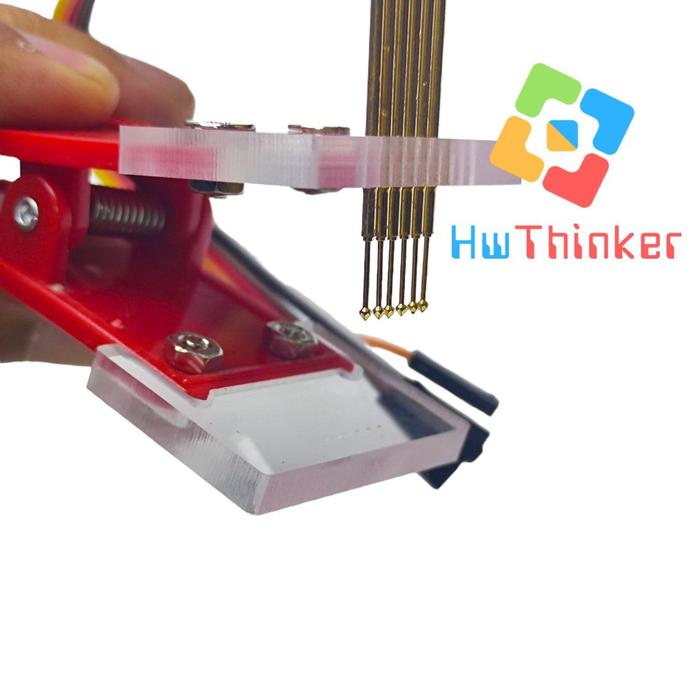 Jual Probe Clip Pogo Pin 2.0mm Single Row 1x6 1x8 1x10 Test PCB IC ...
