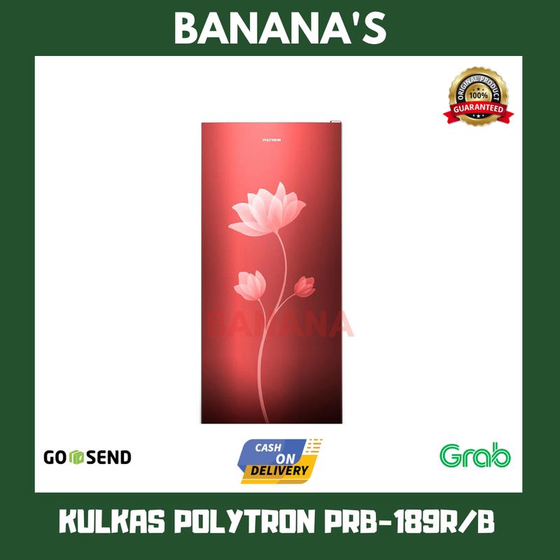 KULKAS 1 PINTU POLYTRON PRB-189R/B (180L) -KHUSUS CIKARANG, BEKASI ...