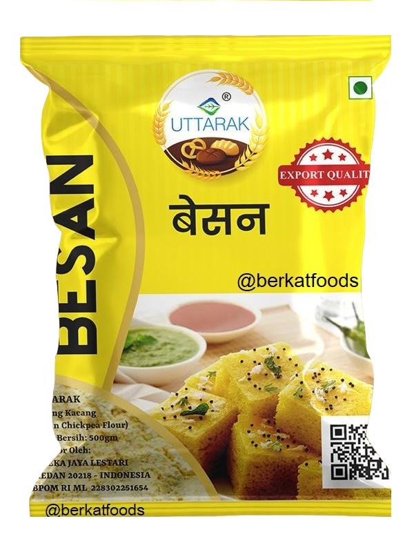 Besan Flour Uttarak India / Tepung Chickpea Garbanzo Chana Kacang Arab ...