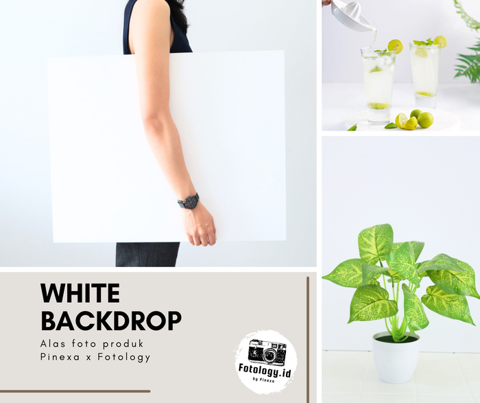 Promo Alas Foto Produk Background Foto Produk Motif Polos Putih ukuran ...