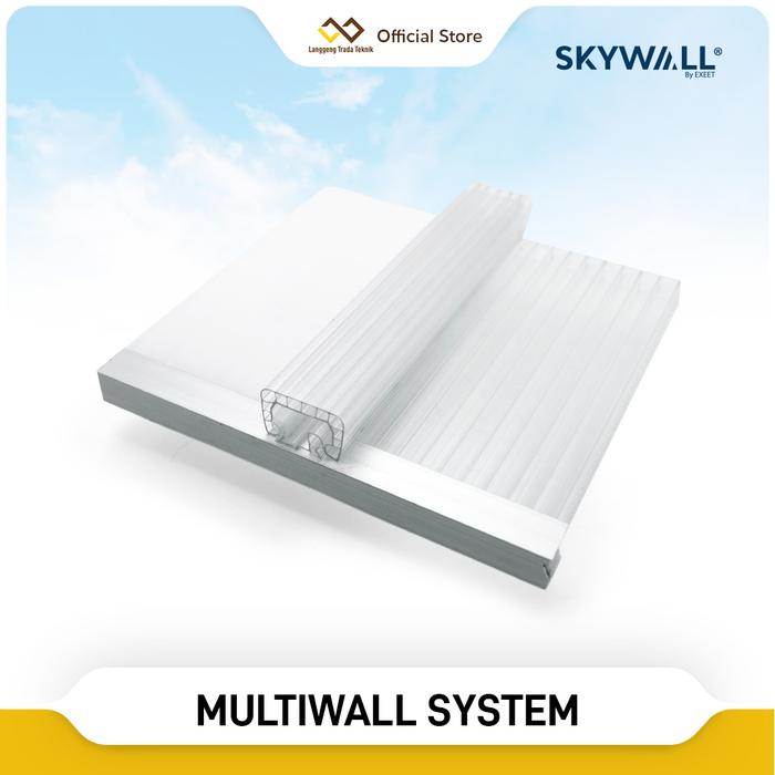 Jual Polycarbonate Skywall - Multiwall System - Clear, 9-wall - Kota ...