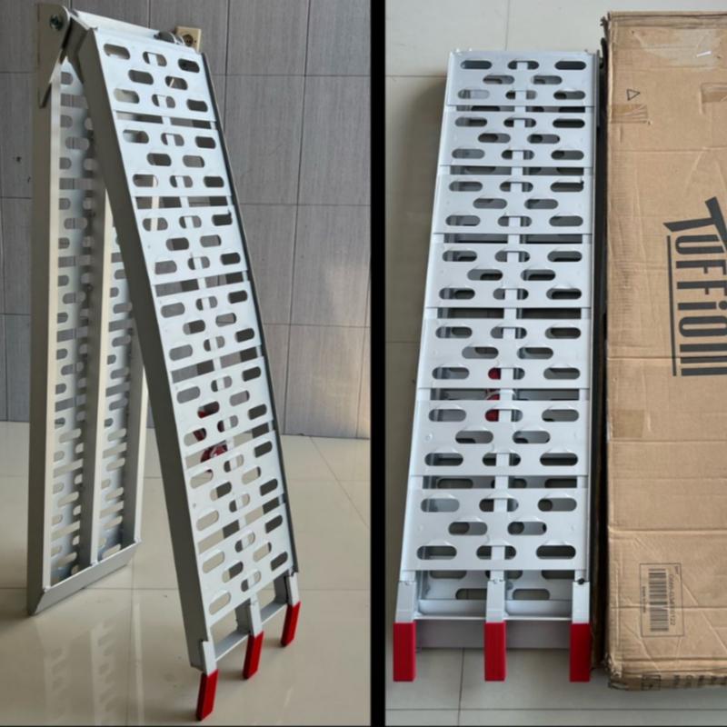 TANGGA MOTOR TUFFIOM ALUMINIUM 230CM FOLDING LADDER RAMP - Shop | Tokopedia