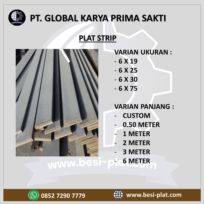 Jual Plat Strip 6 x 25 x 2 Meter - Kota Tangerang - Global Karya Prima ...