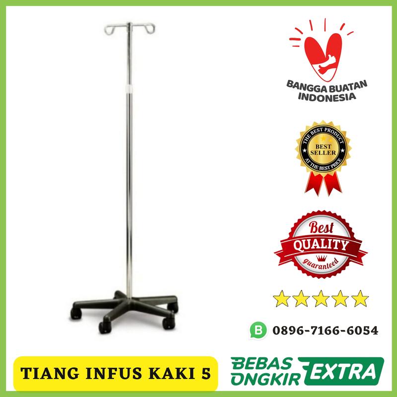 Tiang infus kaki 5 - alat penyangga cairan infus pasien berkualitas ...