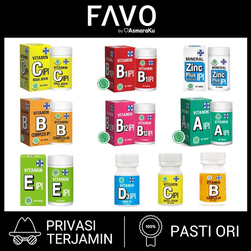 IPI Suplemen Multivitamin - Vit C Vit B Comp Vit D Vit E Mineral Zinc ...