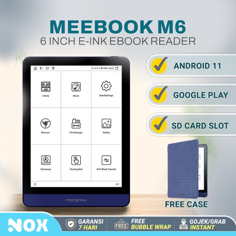 6"INCH Meebook M6 E-ink reader ANDROID 11 Kindle Boox likebook - Shop | Tokopedia