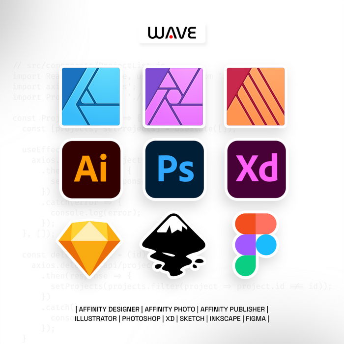 Promo Cut Sticker IT Desain UI UX Waterproof - Adobe, Affinity, Figma ...