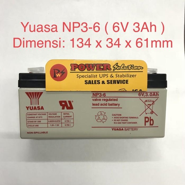 Jual Battery Yuasa NP3-6 6V3Ah - Jakarta Pusat - Power solution pws ...