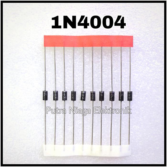 Jual Dioda 1N4004 1A 400V / IN4004 Rectifier Silicon Diode 1N 4004 ...
