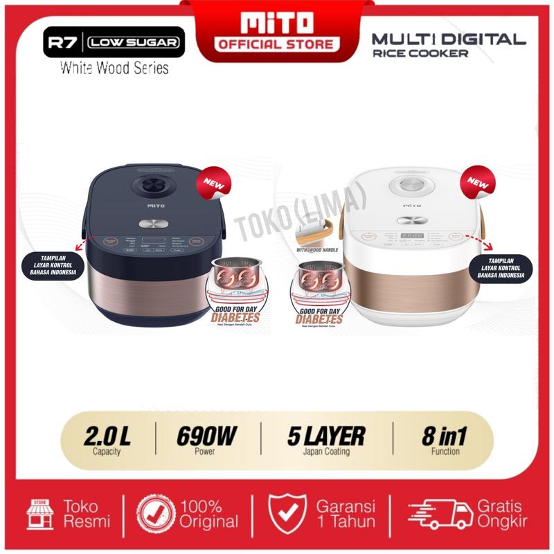 Rice Cooker Mito R7 Glow 8 in 1 Magic Com Mito R7 8 Fungsi Mito - Shop ...