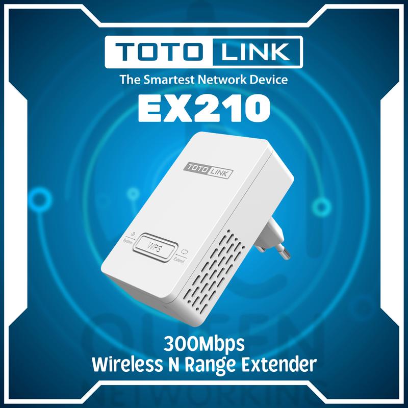 TOTOLINK EX210 WIRELESS N RANGE EXTENDER 300MBPS - Shop | Tokopedia