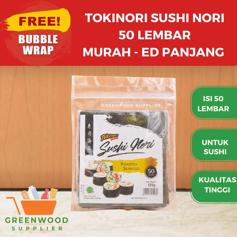 Tokinori - Yaki Sushi Nori / Rumput Laut Sushi - 50 Lembar - Shop ...