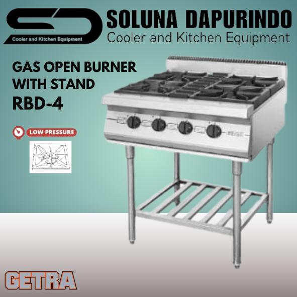 GETRA GAS OPEN BURNER WITH STAND RBD-4 / KOMPOR RBD4 - Shop | Tokopedia