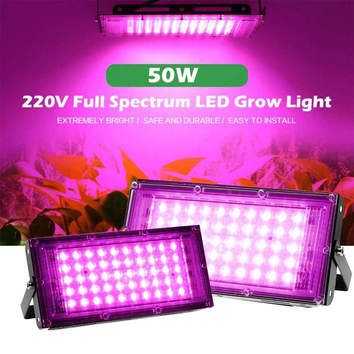Jual Lampu Sinar UV Tanaman Indoor Hidroponik Bunga LED Grow Light ...