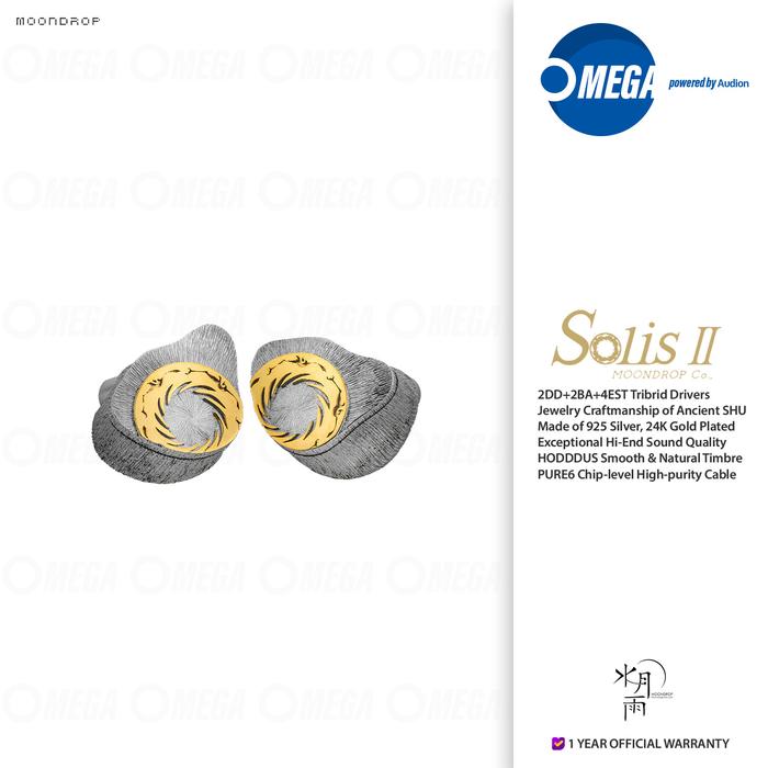 Jual MOONDROP SOLIS 2/SOLIS II 2DD+2BA+4EST Tribrid 2pin In-ear IEM ...