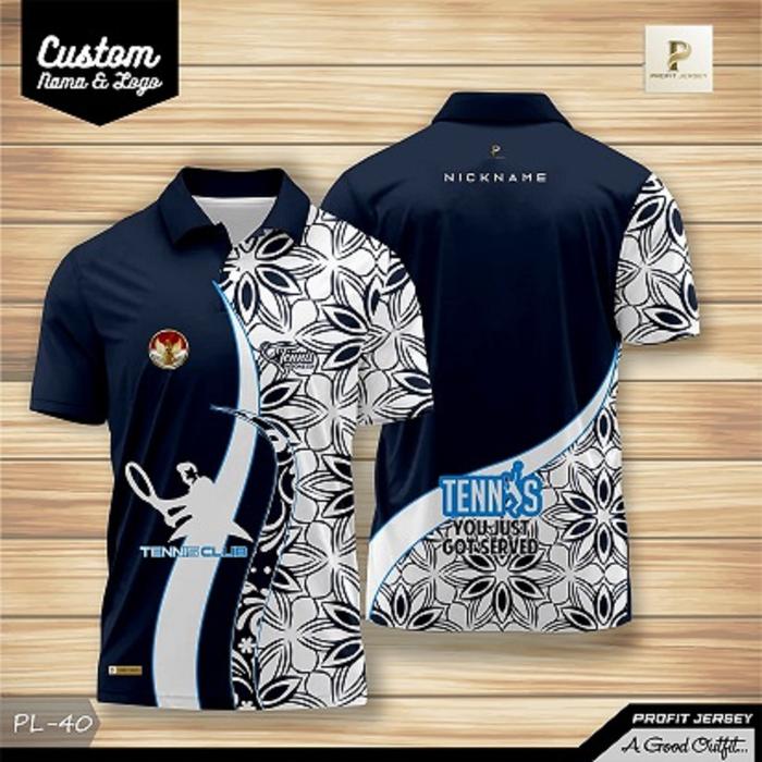 Promo Baju tenis Lapangan Kaos Olahraga Jersey Dryfit Kaos Kerah Polo ...