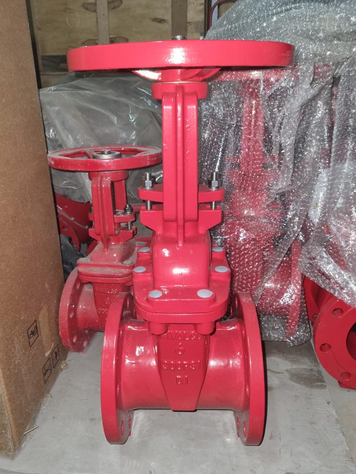 Jual Gate Valve UL FM size 6" FIVALCO OS & ULFM UL/FM ANSI 150 300 PSI ...