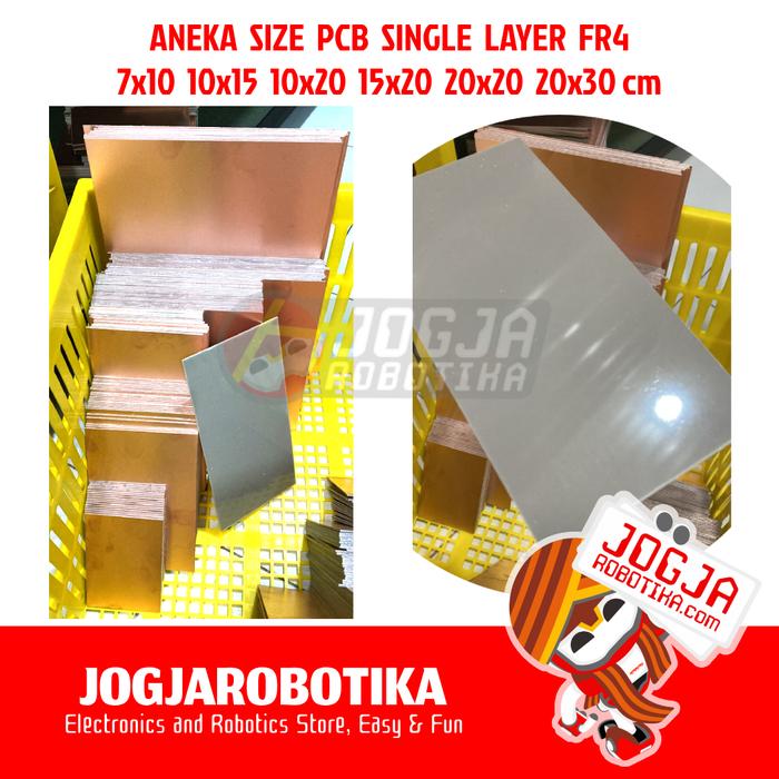 Jual ANEKA PCB SINGLE LAYER TEMBAGA SATU SISI FR4 FR-4 - PILIH UKURAN ...