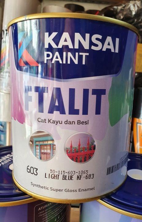 Jual KANSAI FTALIT KF-603 LIGHT BLUE CAT BESI WARNA BIRU - 20 kg - Kota ...
