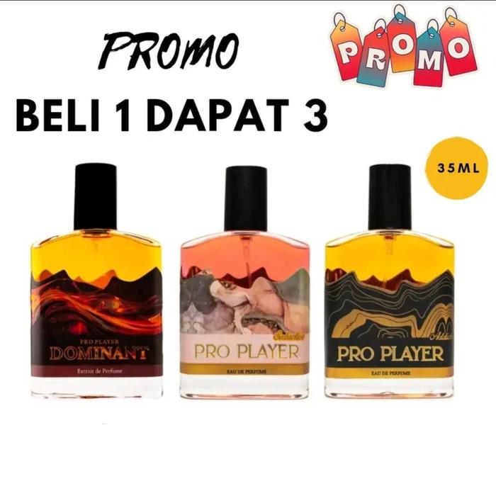 Jual (BUY 1 GET 3) Parfum PROPLAYER DOMINANT ~ ADDICTIVE ~ SEDUCTIVE ...