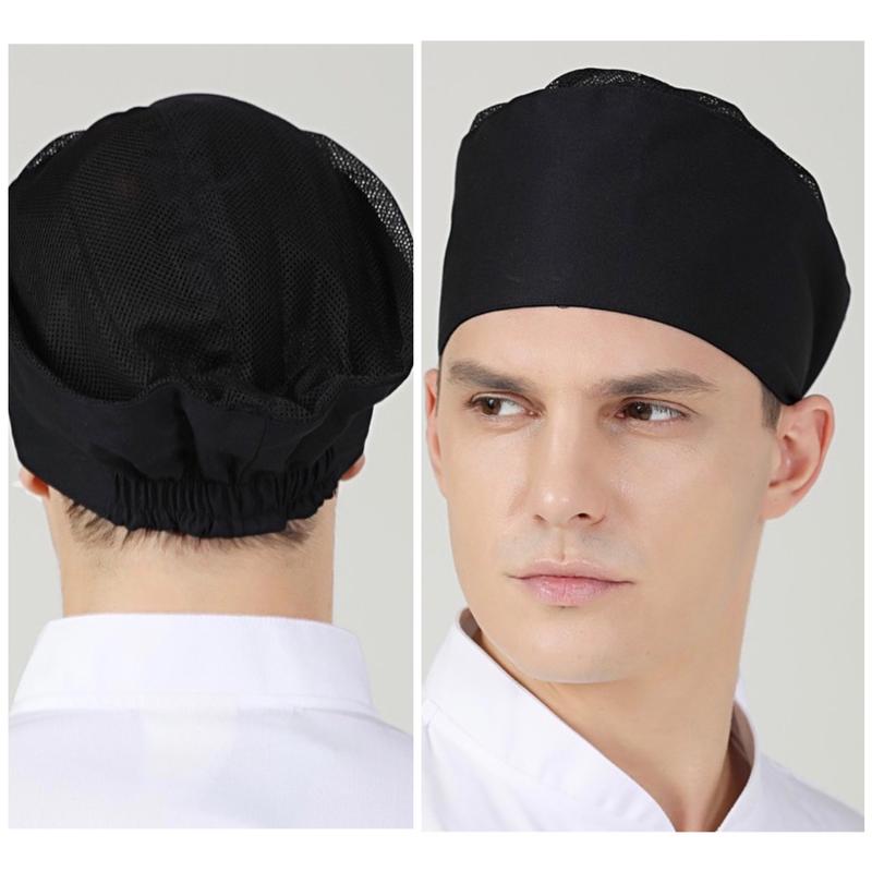 Topi Koki Jala Topi Chef Mesh Peci Koki Cap Hat Topi Pekerja - Shop ...