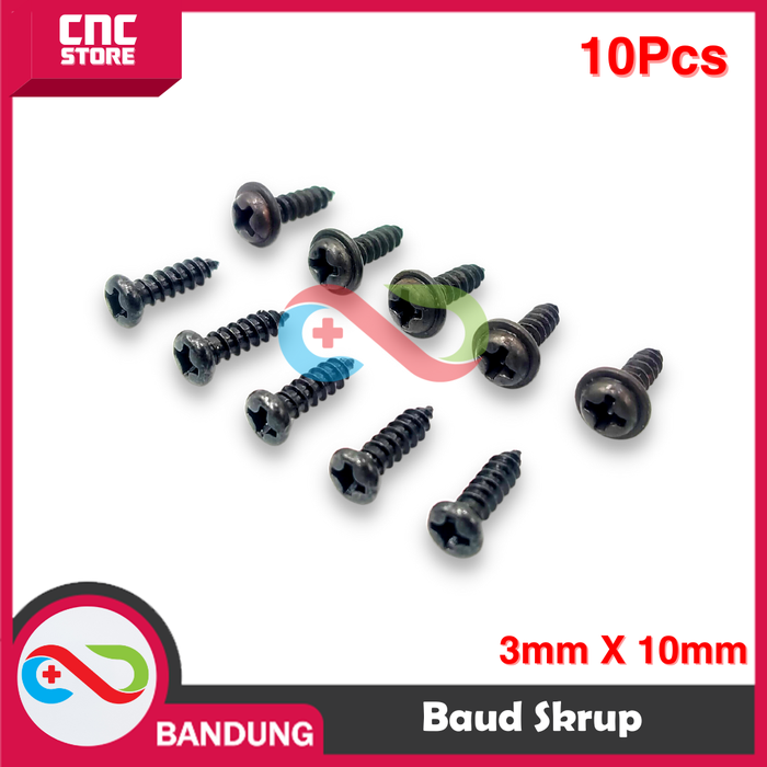 Jual 10PCS BAUT BAUD SEKRUP SKRUP 3MM X 10MM 3X10 - Kota Bandung - CNC ...