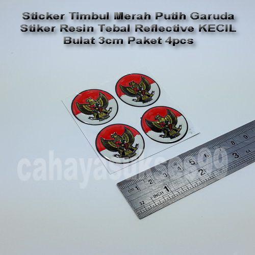 Sticker Mobil Timbul Bendera Merah Putih Garuda Indonesia Stiker - Shop ...