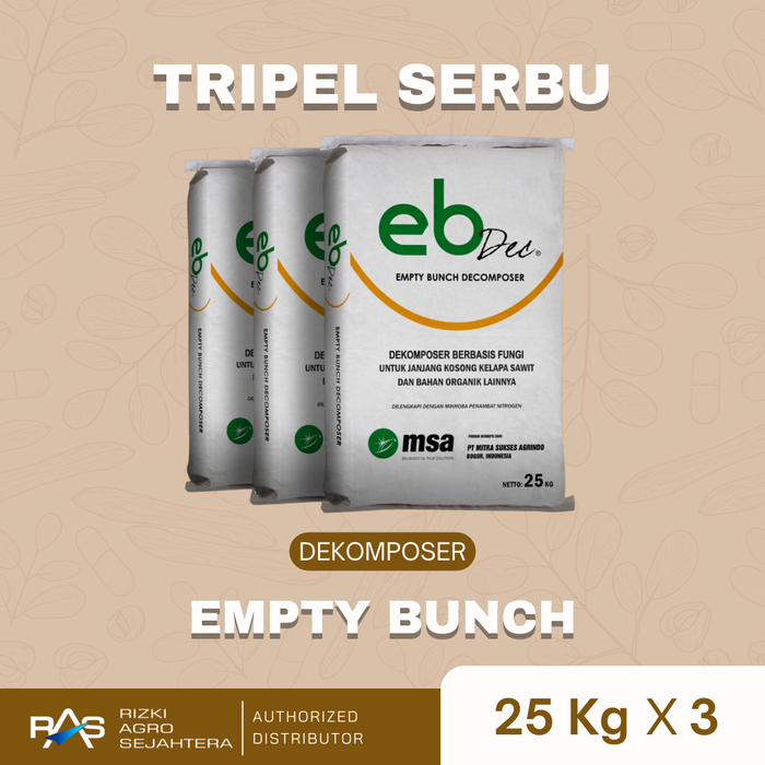 Jual Empty Bunch 25 Kg X 3 - BioDekomposer Semua Limbah Organik Padat ...