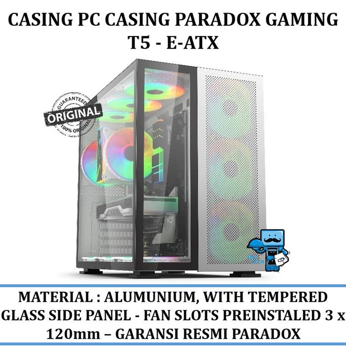 Jual Casing Pc Casing Paradox Gaming Tommorow T5 - E-Atx - Jakarta ...