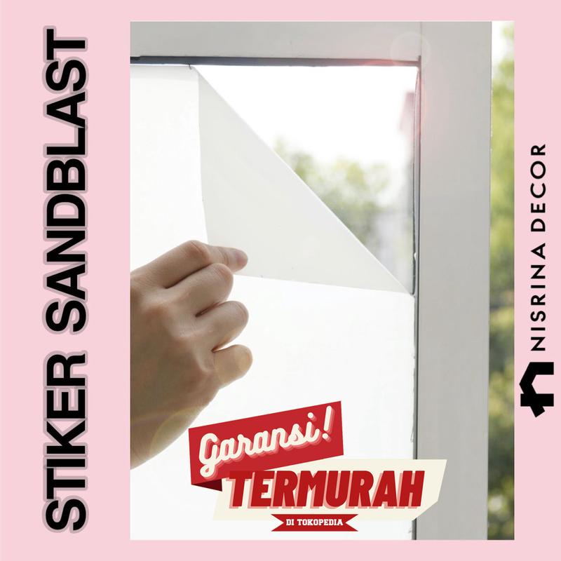 STIKER SANDBLAST STICKER/ GLASS FILM / STIKER KACA ES POLOS - Shop ...