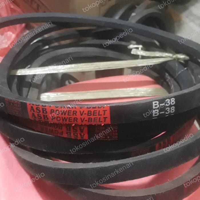Jual v belt tali kipas fan belt B 38 bando mitsuboshi asb.v power ...