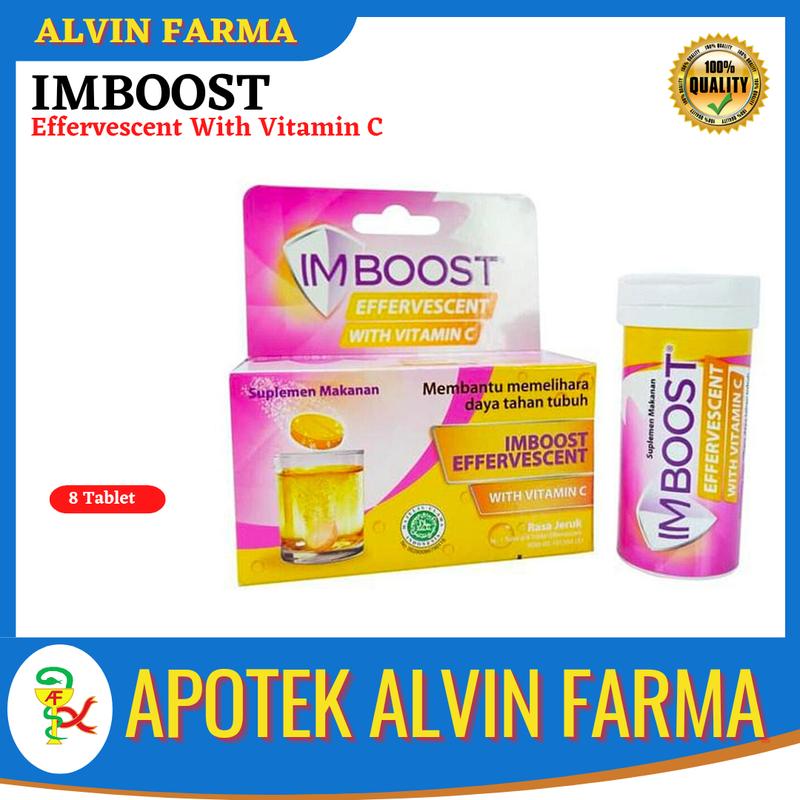 IMBOOST EFFERVESCENT With Viamin C Imbost Effervescent Vitamin C - Shop ...