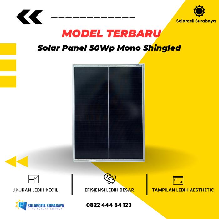 Jual Solar Panel / solar cell / solar modul 50wp Mono Overlapping ...