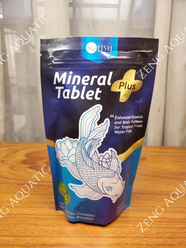 SG FISH PLUS MINERAL TABLET PLUS OBAT Vitamin C Garam Ikan 40 tablet ...