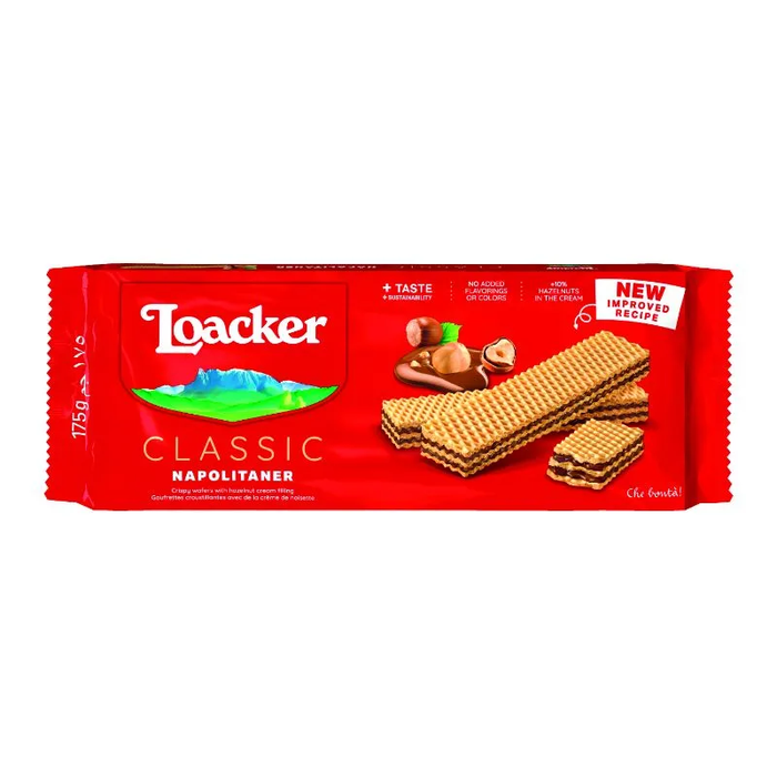 Promo Loacker Napolitaner / Wafer Dengan Cream Kacang Hazel 175Gr ...