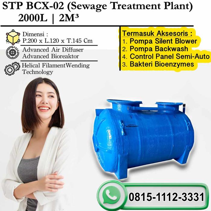 Jual STP IPAL BIOFIL BIOTANK 2000 Ltr 2M3 / BIOTECH - Kab. Tangerang ...