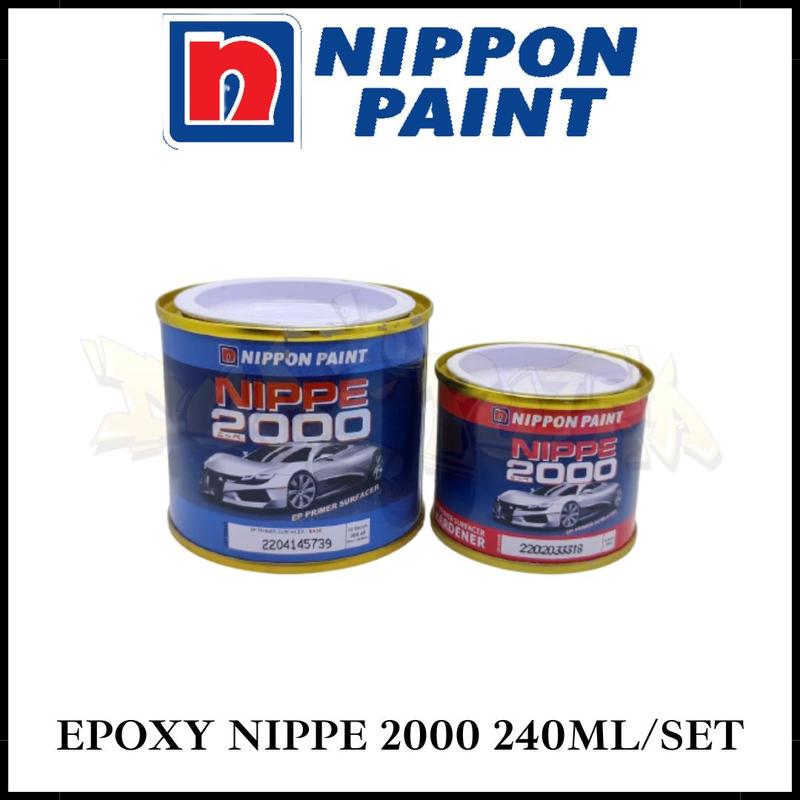 Epoxy Nippe 2000 2K Abu dan Putih 250ml - Shop | Tokopedia