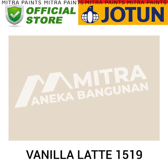 Jual CAT TEMBOK JOTUN INTERIOR EKSTERIOR VANILLA LATTE 1519 / BEIGE ...