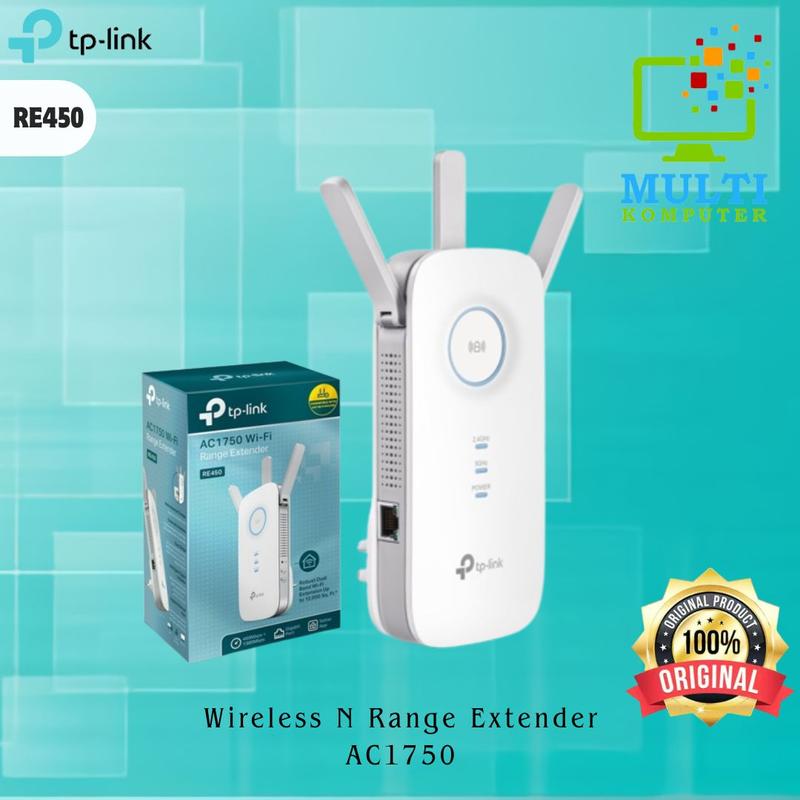 Wireless N Range Extender AC1750 TPLINK RE450 - Shop | Tokopedia