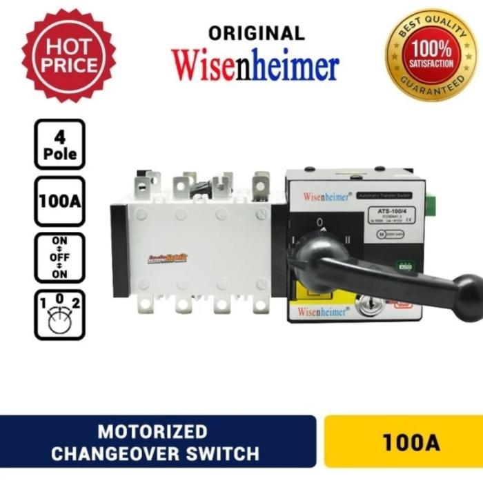 Jual CHANGE OVER SWITCH 4P 100A MOTORIZED COS OHM SAKLAR WISENHEIMER ...