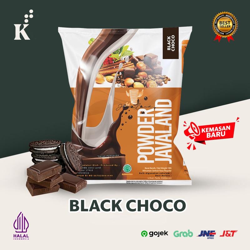 Bubuk Minuman Black Choco Powder 1kg Javaland - Shop | Tokopedia